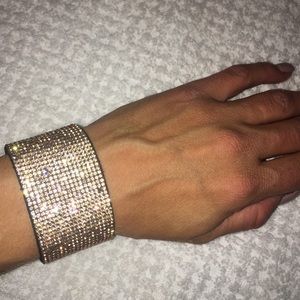 Express | Jewelry | Express Rose Gold Bling Bracelet | Poshmark